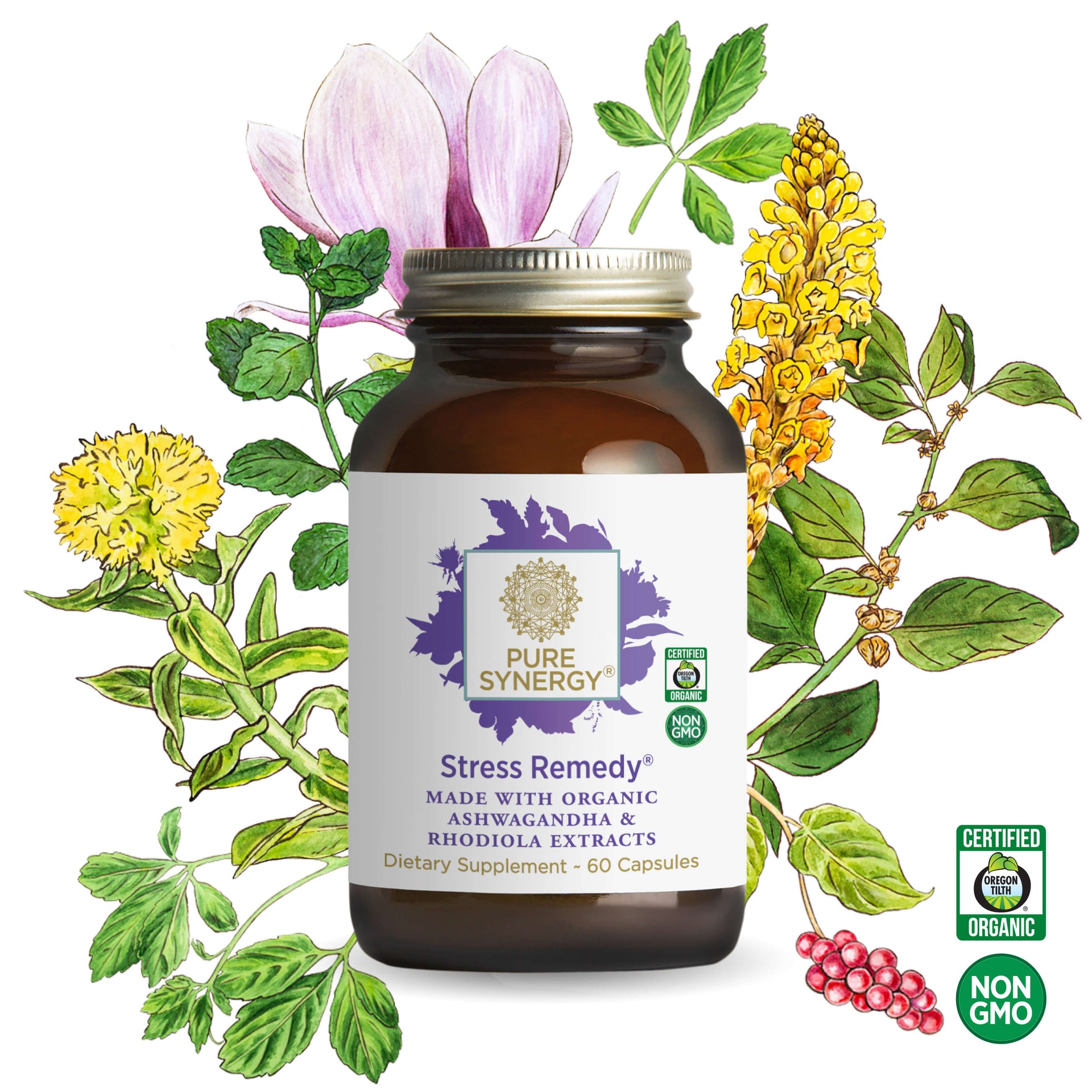 Stress Remedy® - Herbal Stress Management Supplement – Pure Synergy