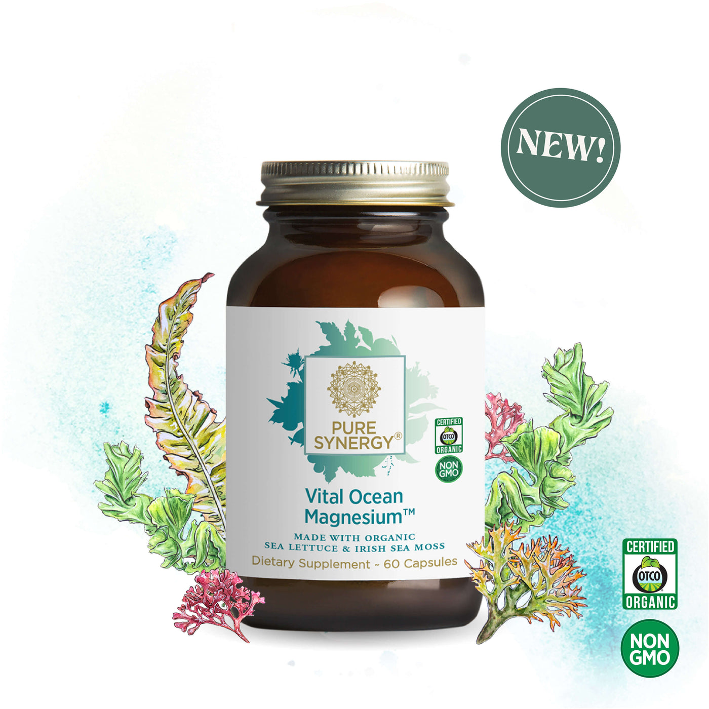 Vital Ocean Magnesium - Organic Magnesium Supplement for Sleep and ...
