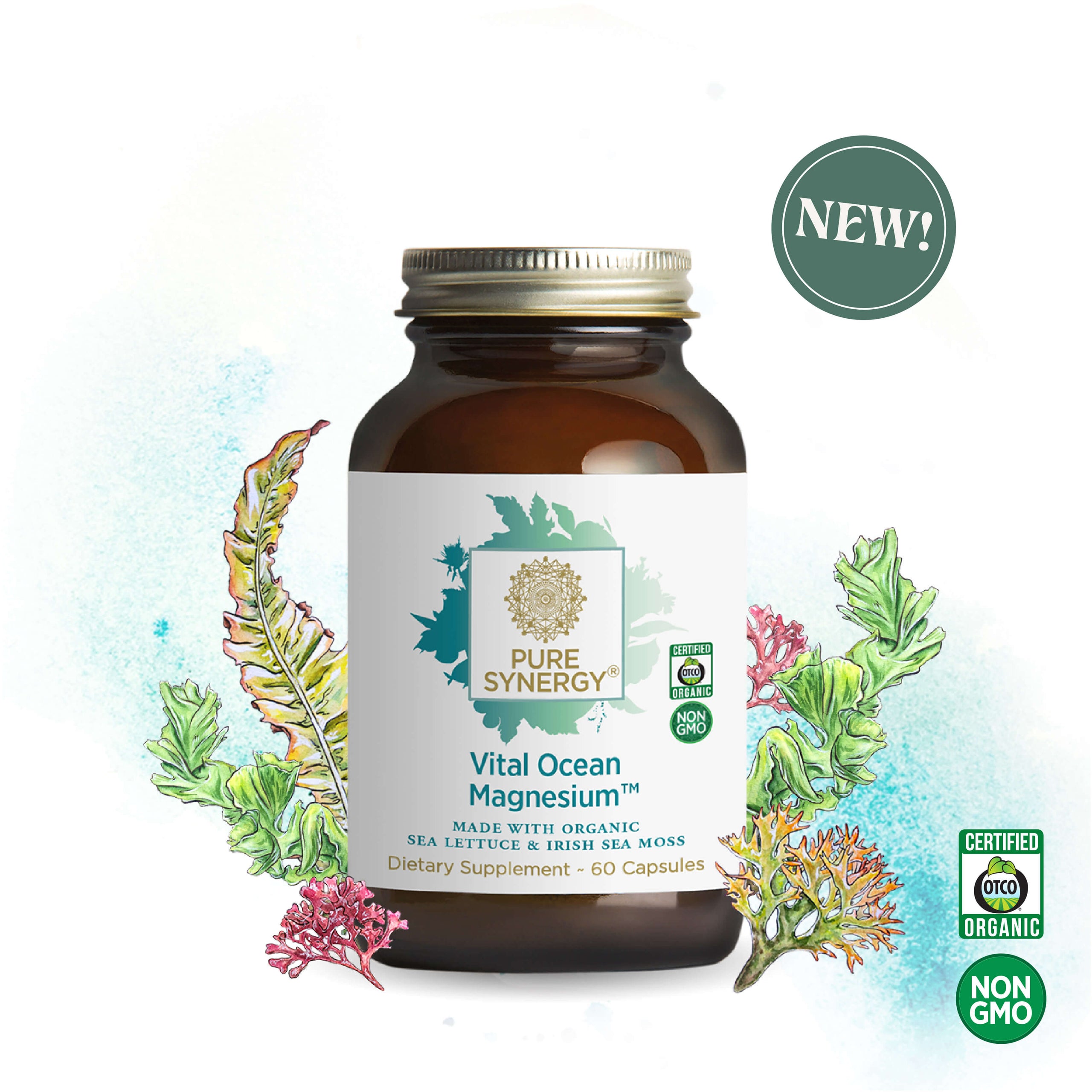 Vital Ocean Magnesium - Organic Magnesium Supplement for Sleep and ...