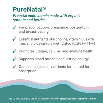 PureNatal® - Maternity Prenatal Vitamins with Iron from Pure Synergy
